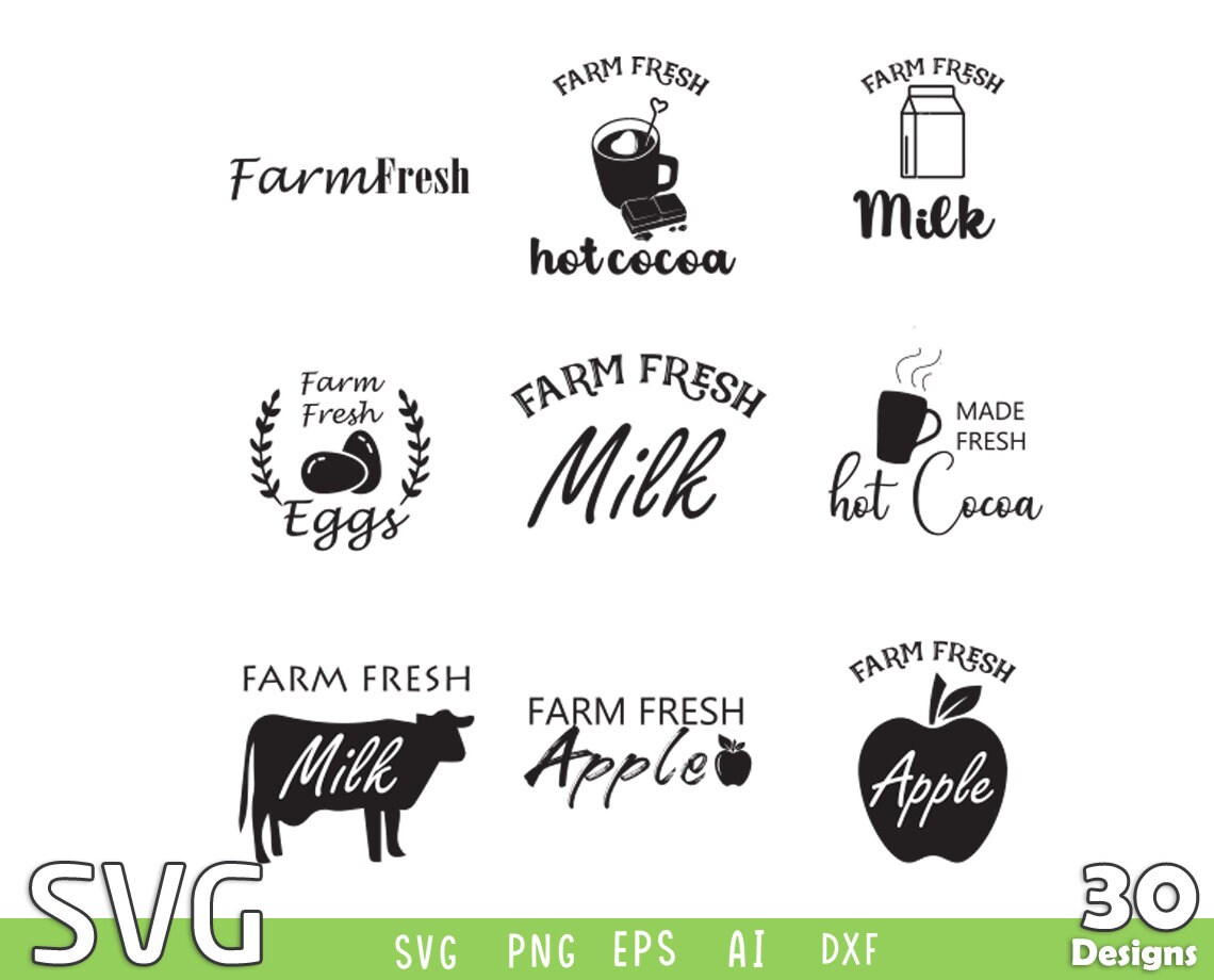 Farm Fresh SVG , Thanksgiving Svg , Fall Svg , Door Hanger Svg , Sign ...