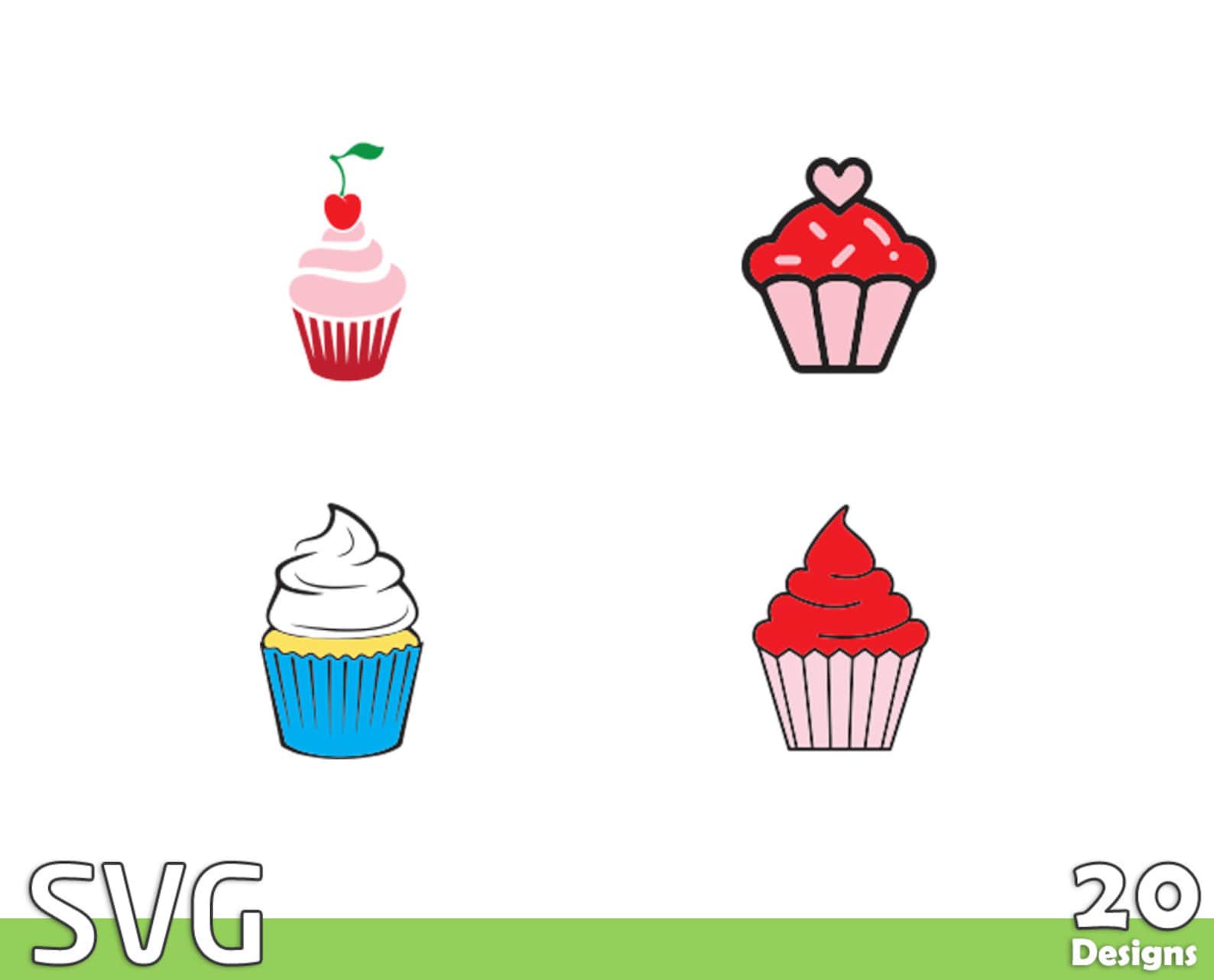 Cupcake SVG , Cake Svg , Cupcake Png , Cupcake Stickers , Cupcake ...