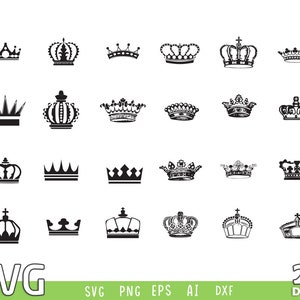 Königliche Krone svg, Krone svg, svg-Datei, svg für Cricut, svg für ...
