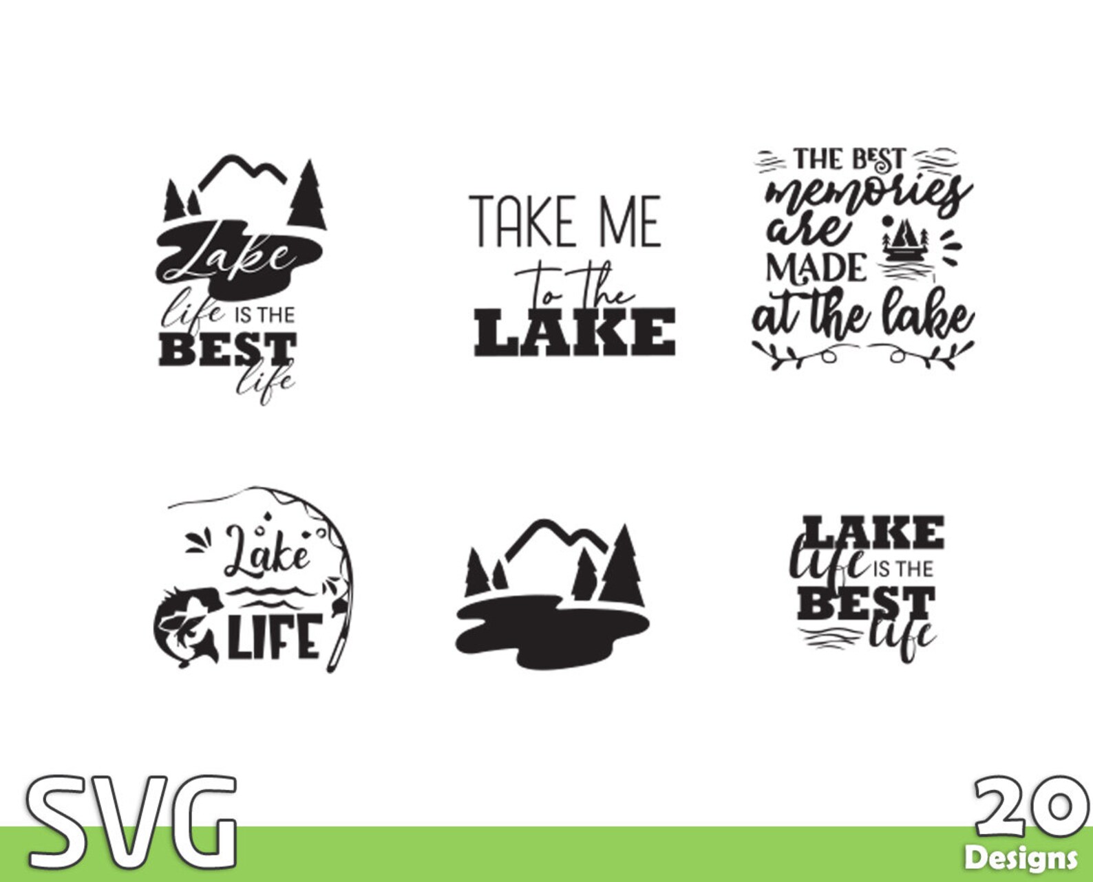 Lake SVG , Digital Wall Art , Lake Life Svg , Patio Svgs , Outdoor ...