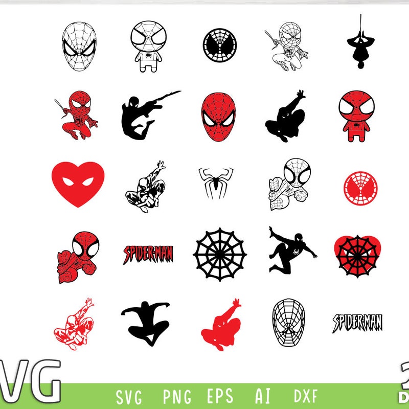Spiderman Svg - Etsy