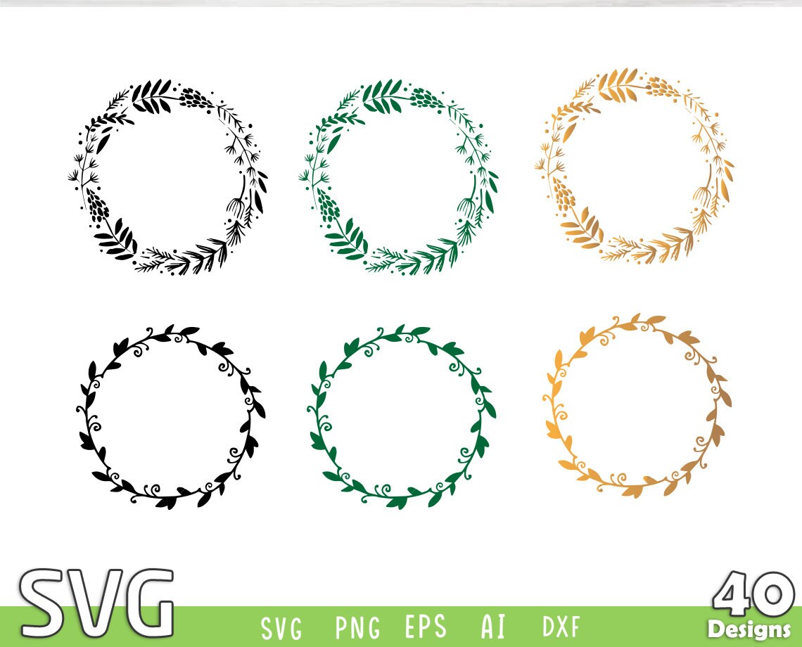 Rustic Wreath SVG Baby Shower Rustic Instant Download - Etsy