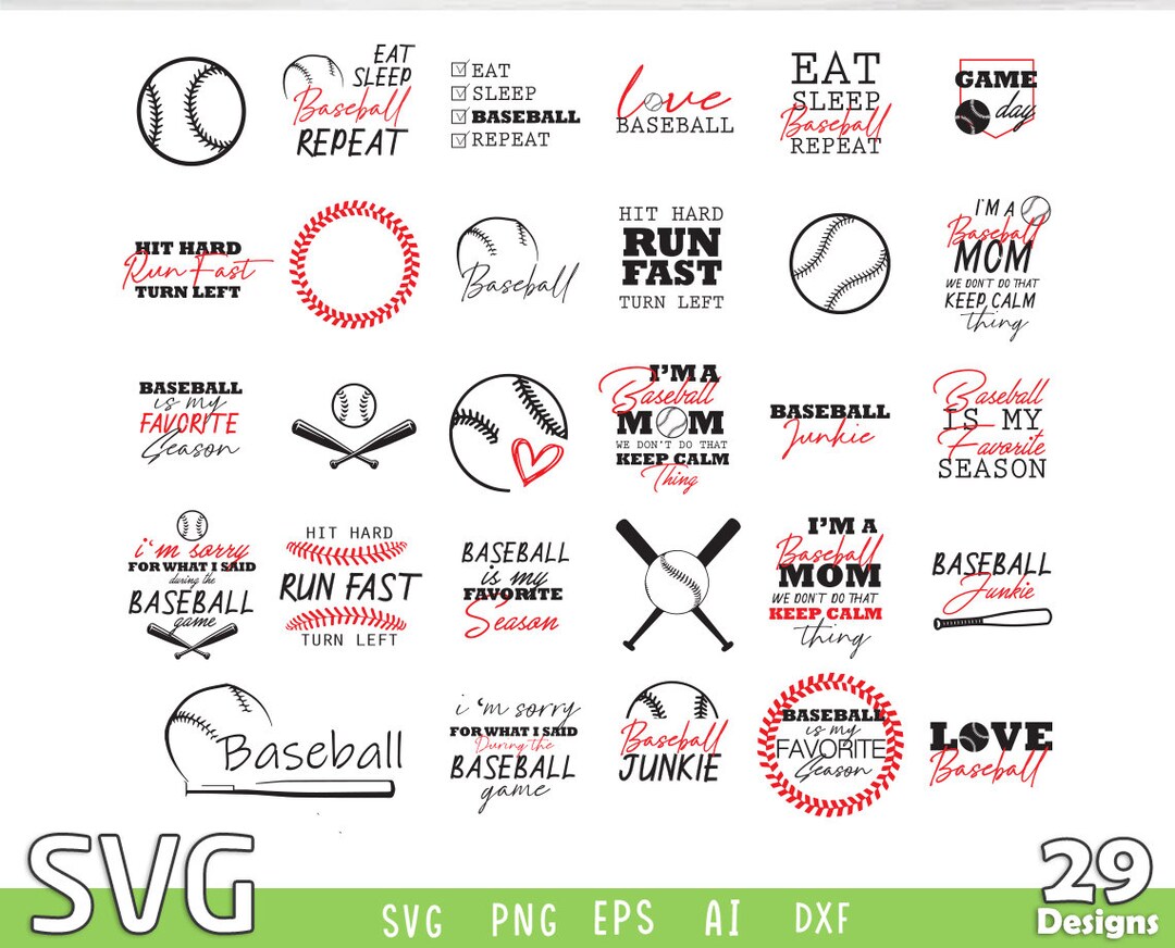 Baseball SVG , Svg Files , Svg Bundle , Svg Files for Cricut , Baseball ...