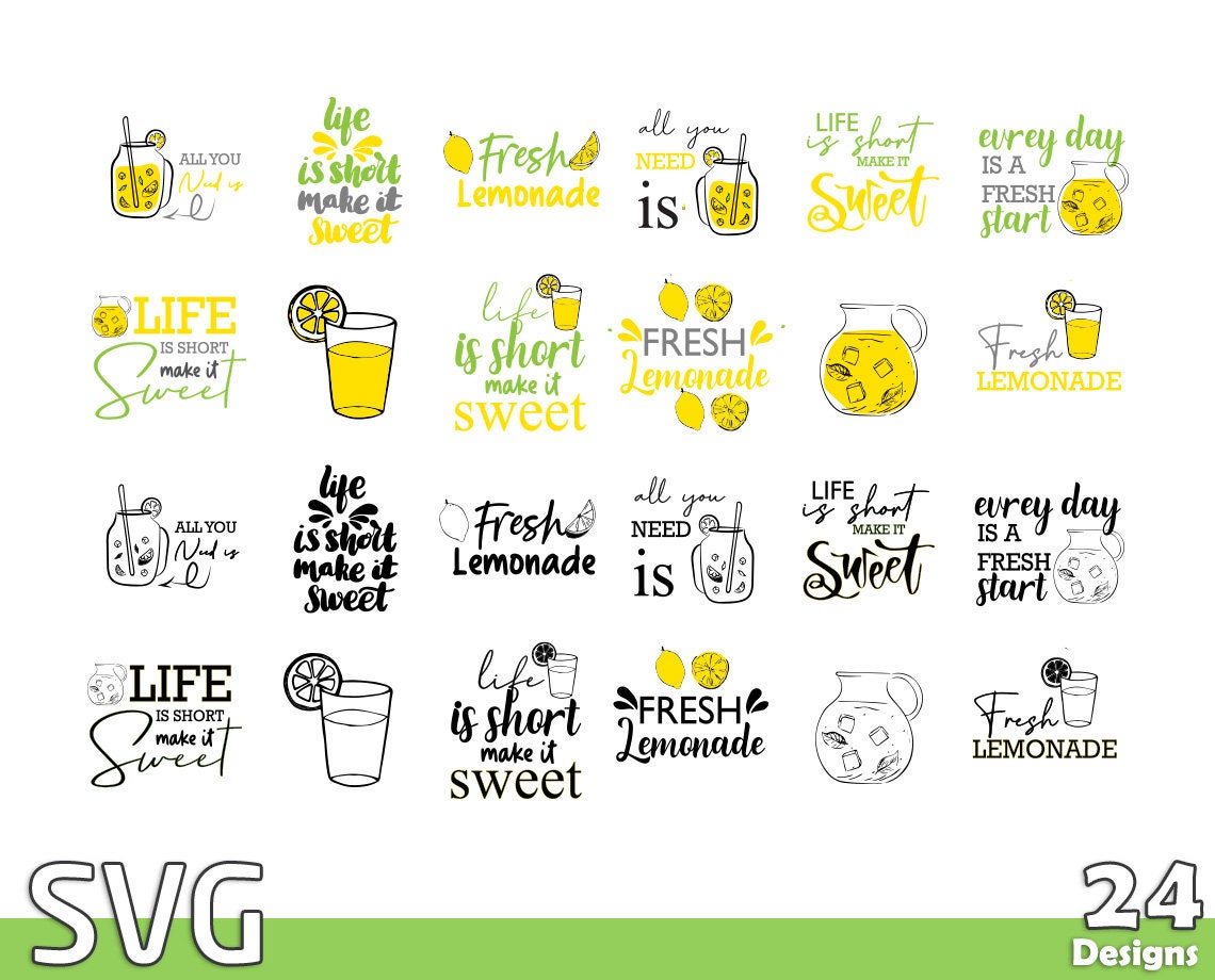 Lemonade SVG , Monogram Svg , Lemon Svg , Tequila Svg , Lemon Print ...