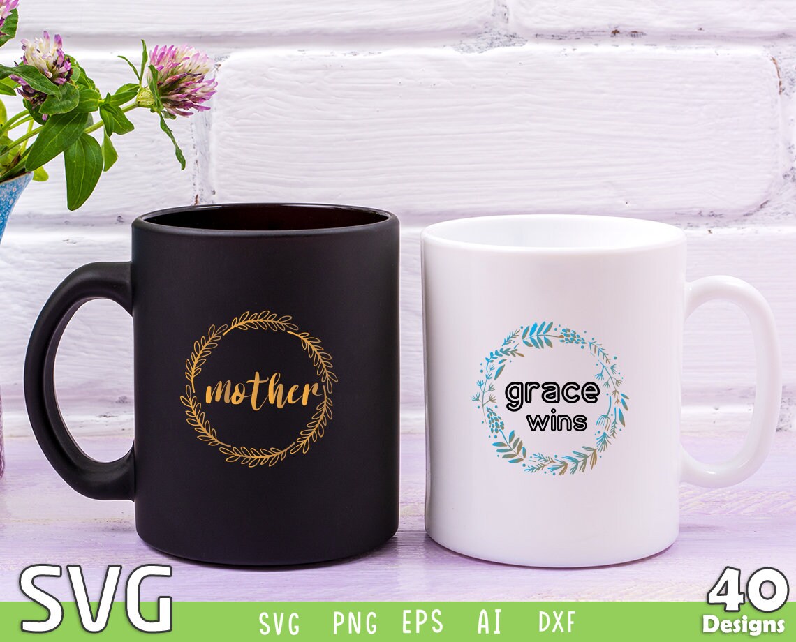 Rustic Wreath SVG Baby Shower Rustic Instant Download - Etsy