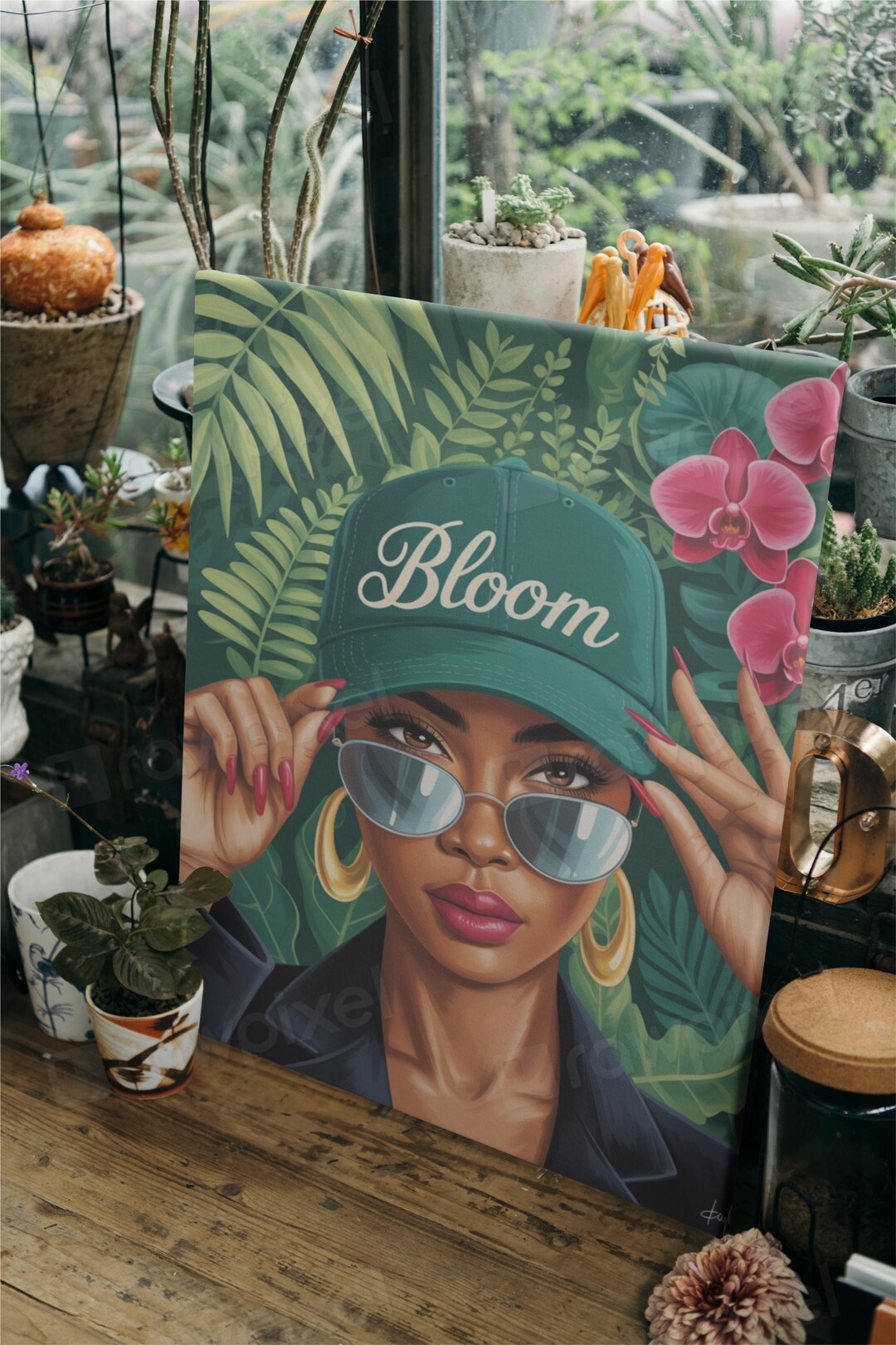 Bloom Poster| African American Women | Boohoo Style| Printable Wall Art ...