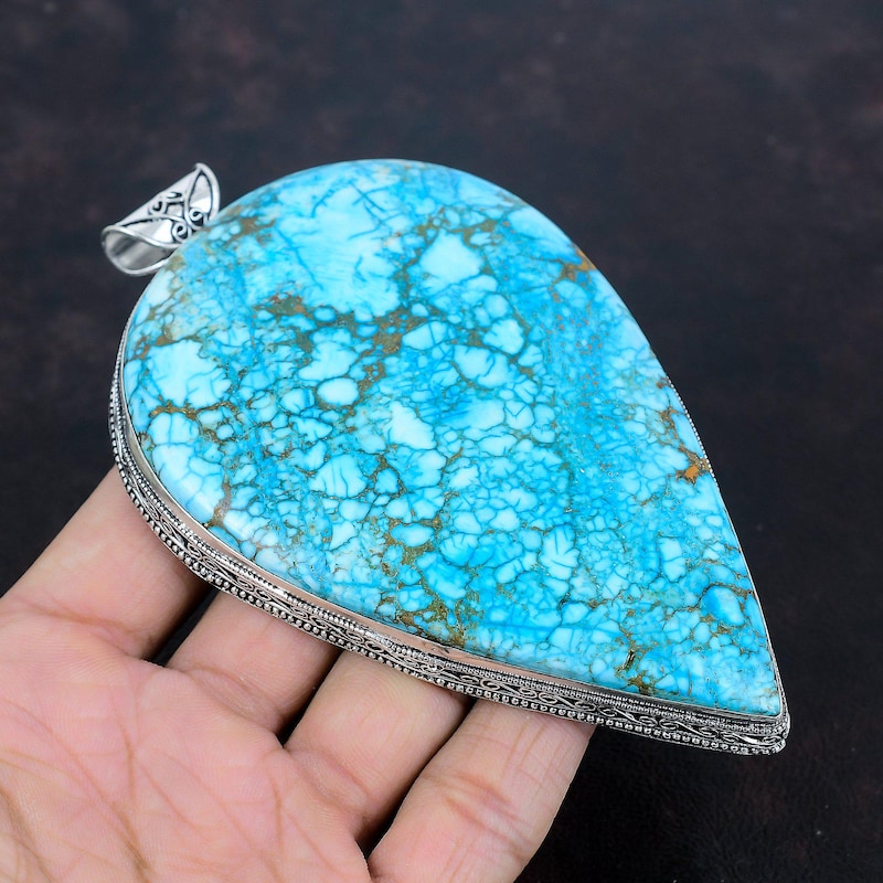 Turquoise Pendant - Etsy