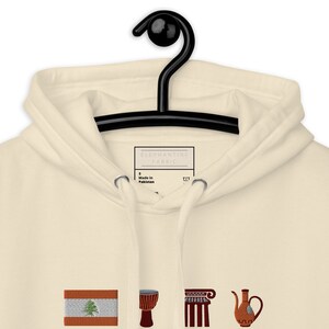 Embroidered Lebanon Hoodie – Soft Unisex Crewneck With Lebanese Flag ...
