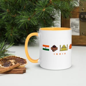 India Mug: Ganesha, Taj Mahal - Lotus - Etsy