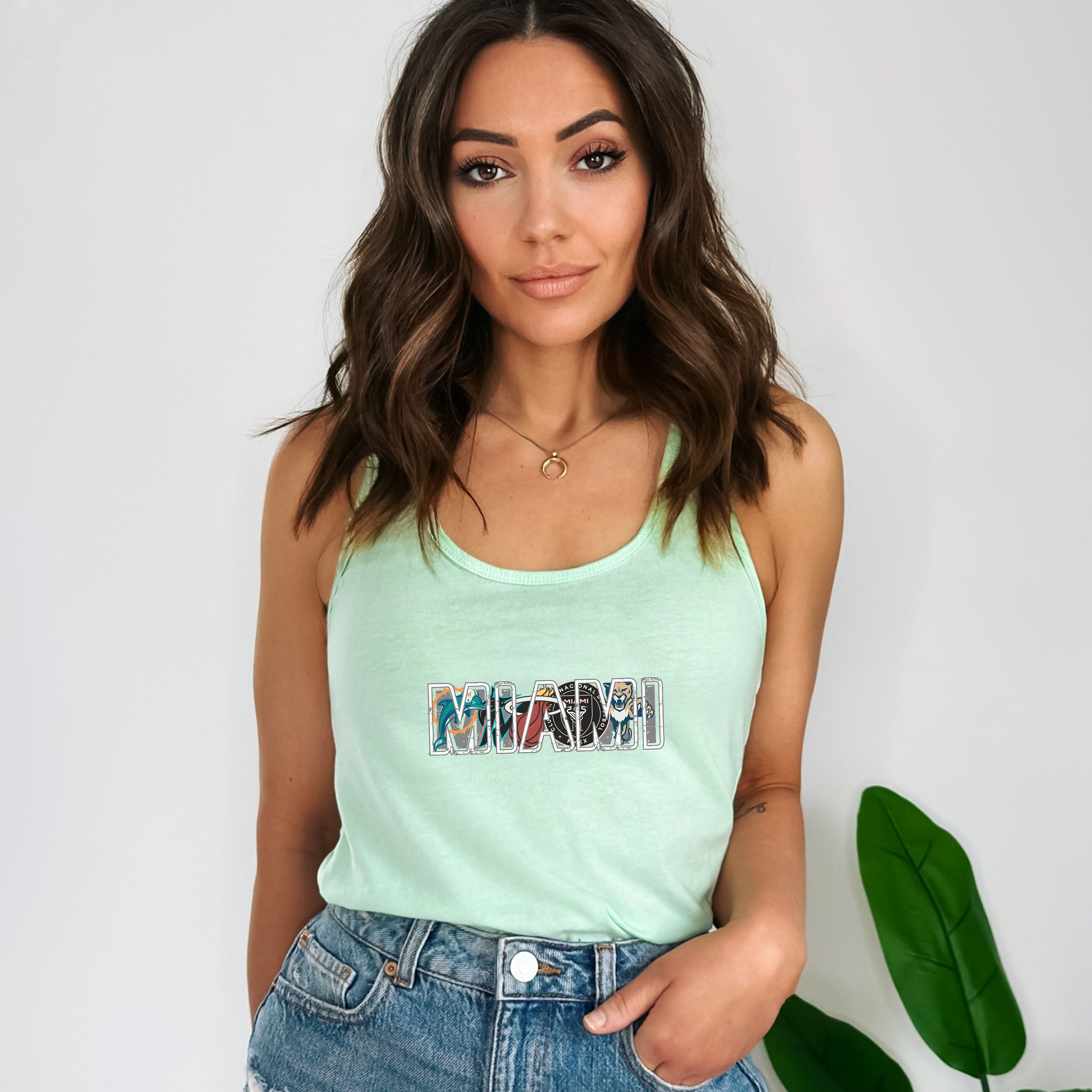 Miami Sport Teams Retro Tank Top, Dolphins, Marlins, Miami Heat, Inter ...