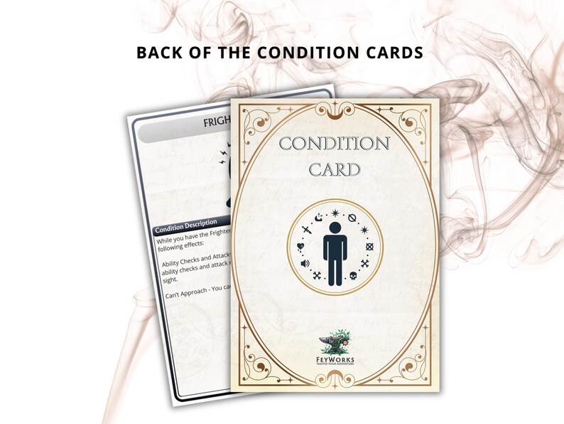 Printable Dnd 5e Condition Cards, 2014 & 2024 Rules, Digital, DM Tools ...