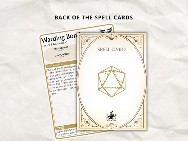 D&D Paladin Class Bundle: 5e and 5.5e Spell Cards, Character Sheet ...