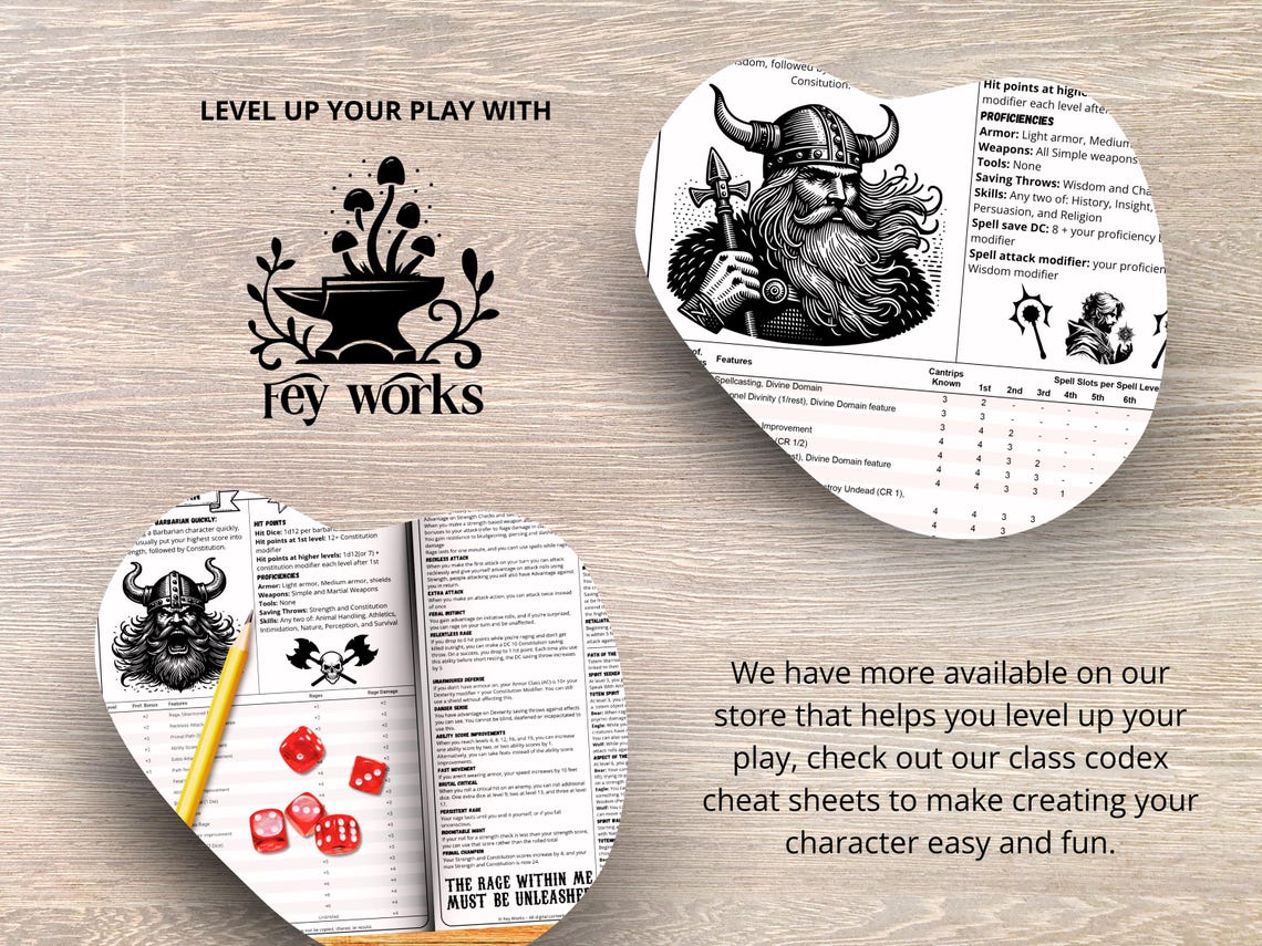 Dnd 5e Ranger Cheat Sheet: 2024 Character Guide (PDF Download) - Etsy Canada