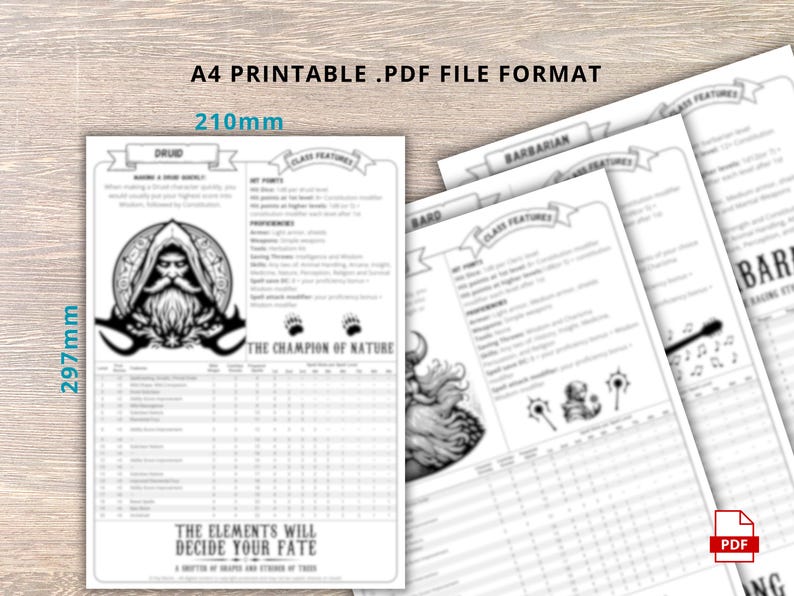 Dnd 5.5 Complete Class Codex (2024), Class Reference Guide PDF Compatible With Fifth Edition ...