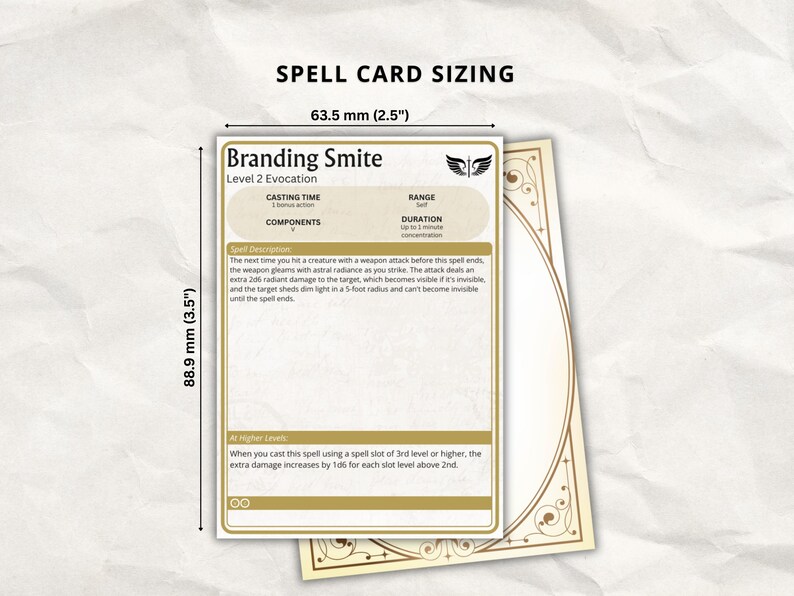 D&D Paladin Class Bundle: 5e and 5.5e Spell Cards, Character Sheet ...
