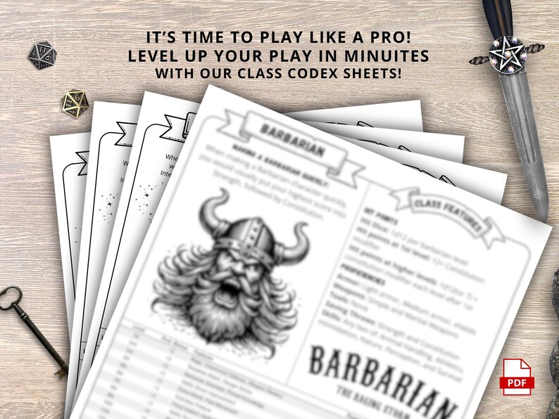 Dnd 5.5 Complete Class Codex (2024), Class Reference Guide PDF Compatible With Fifth Edition ...