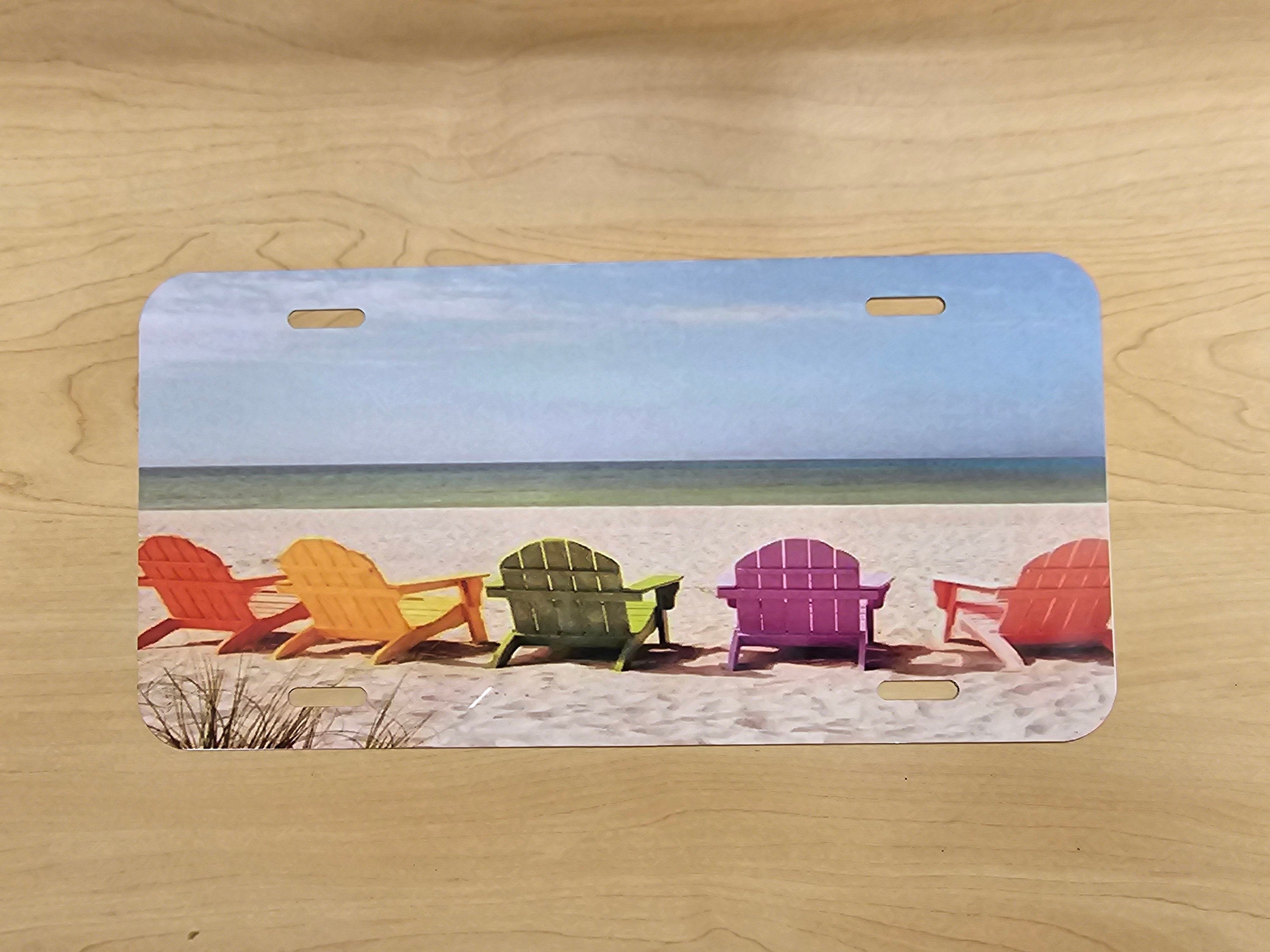 Beachy Metal Vanity License Plates - Etsy