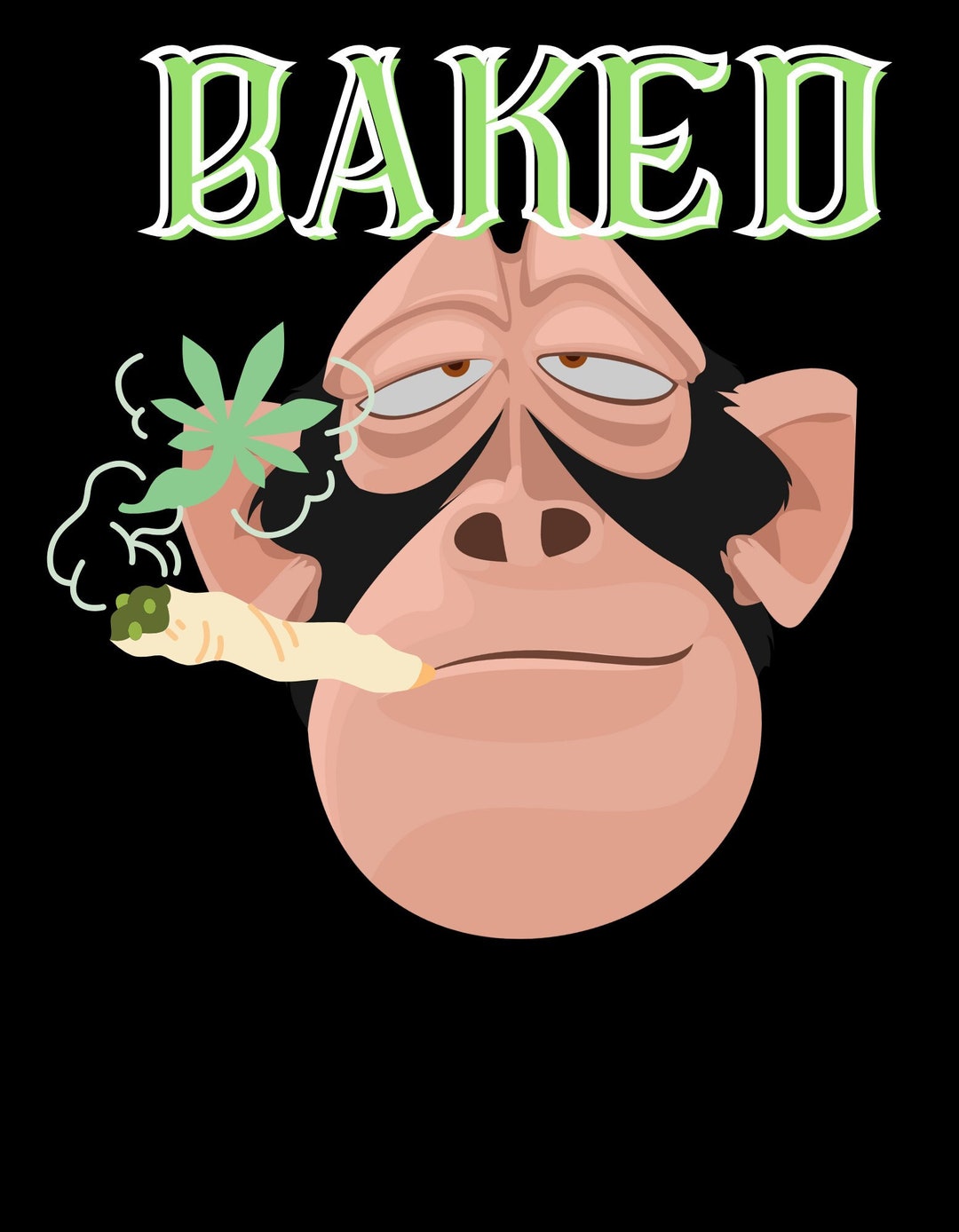 420 Monkey SVG - Etsy