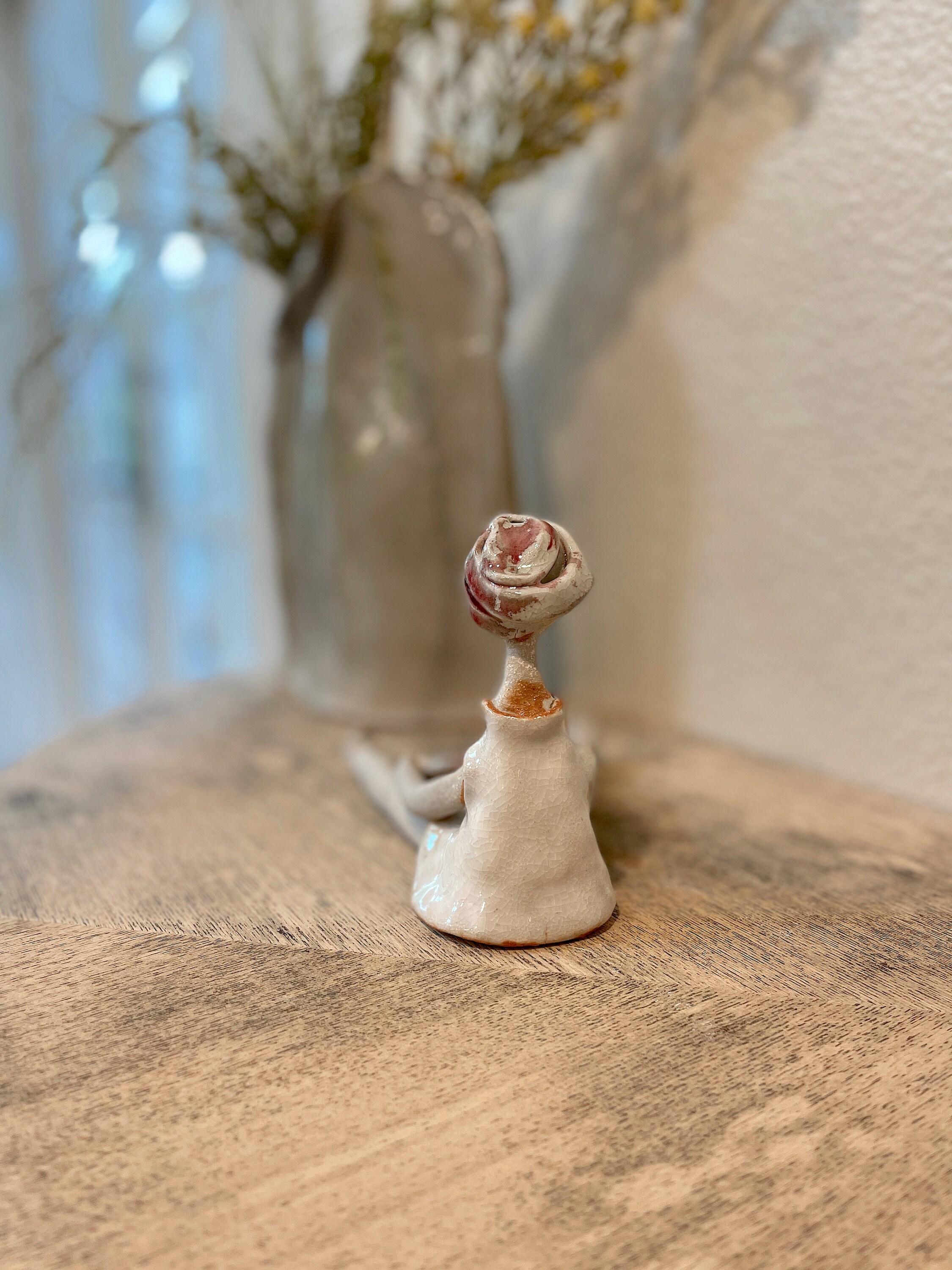 Ester Handmade Clay Sculpture Glazed and Fired - Etsy