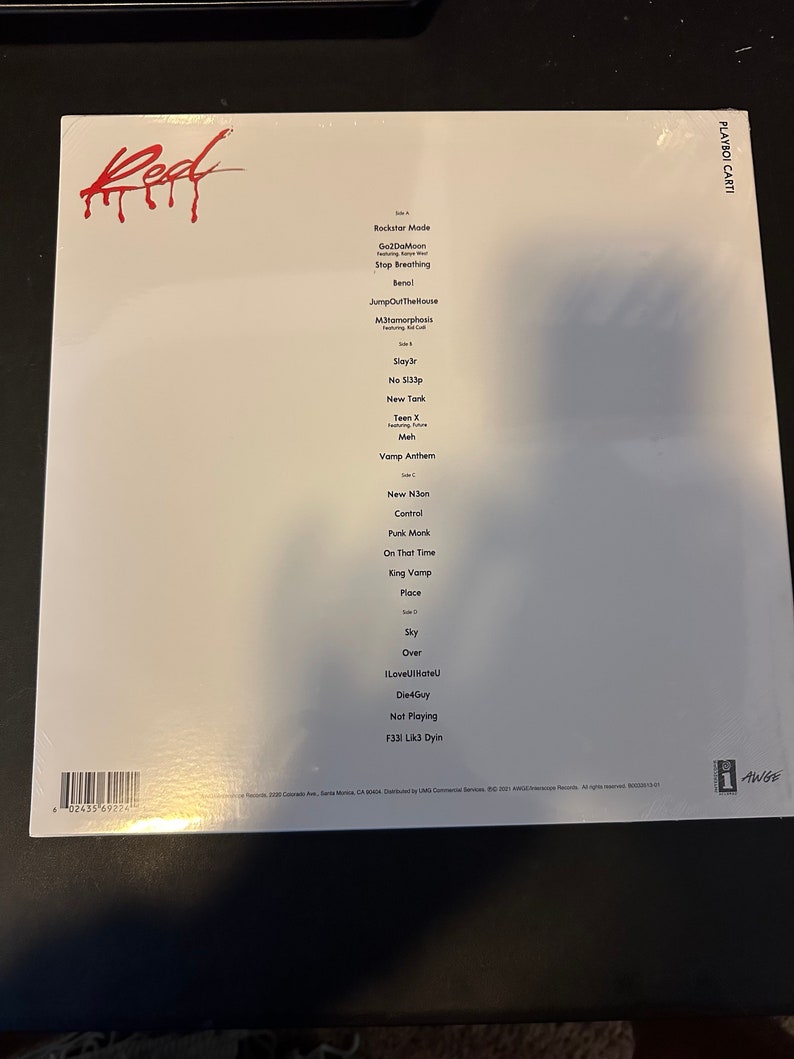 Playboi Carti - Whole Lotta Black Vinyl LP NEW! - Etsy