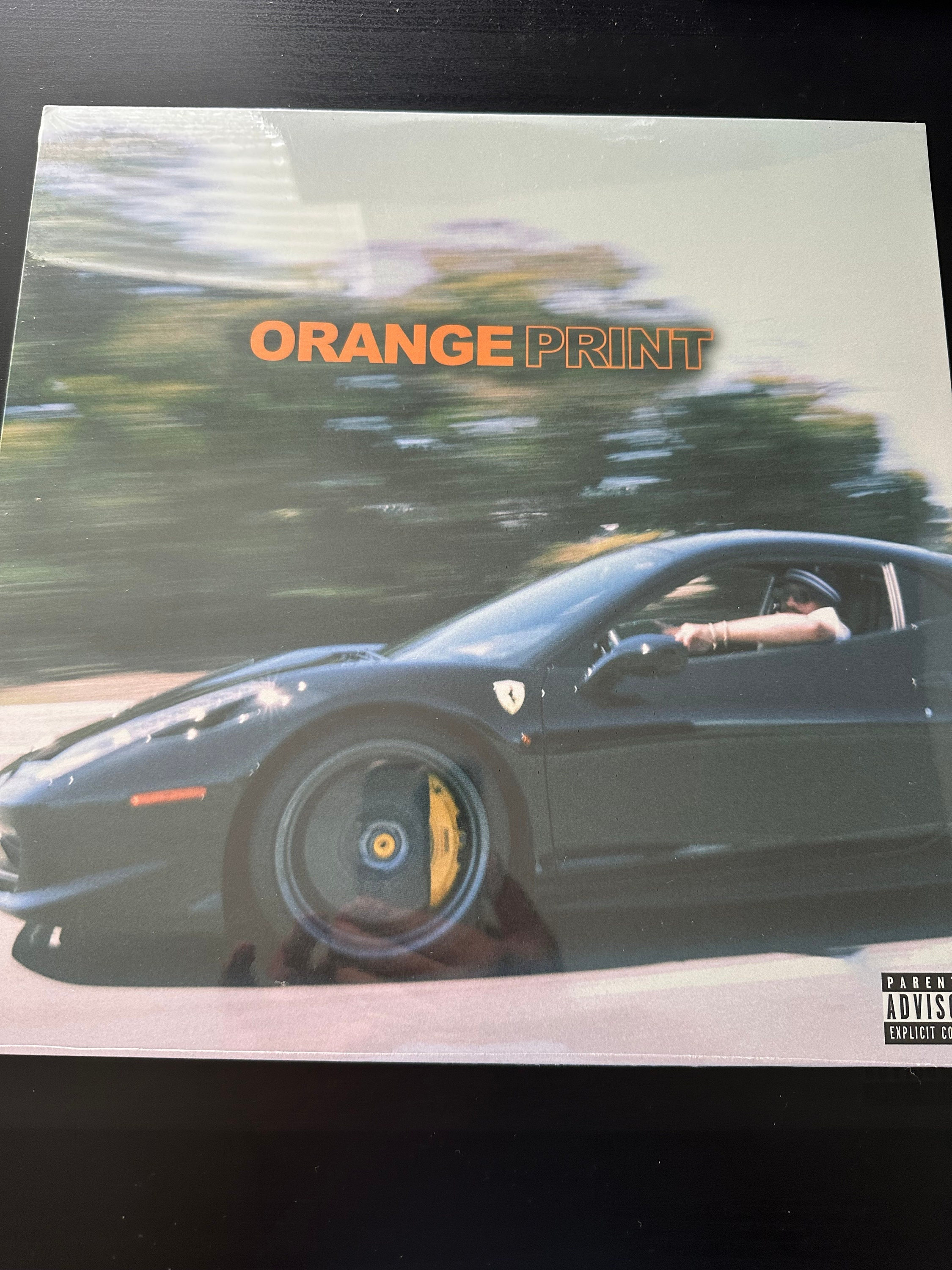 Larry June Orange Print Transparent Orange Vinyl LP NEW - Etsy