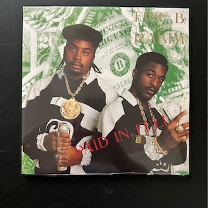 Eric B & Rakim - Paid in Full Black Vinyl LP NEW! - Etsy