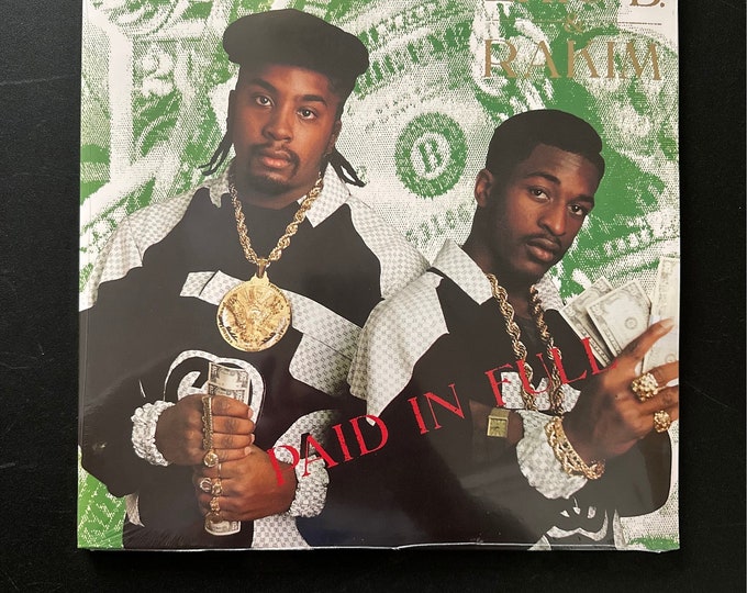 Eric B & Rakim - Paid in Full Black Vinyl LP NEW! - Etsy