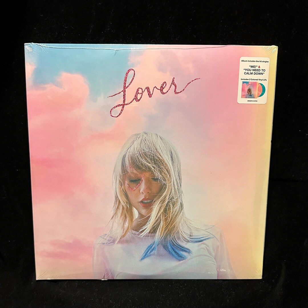 Taylor Swift - Lover Limited Edition Pink and Blue Vinyl LP - Etsy