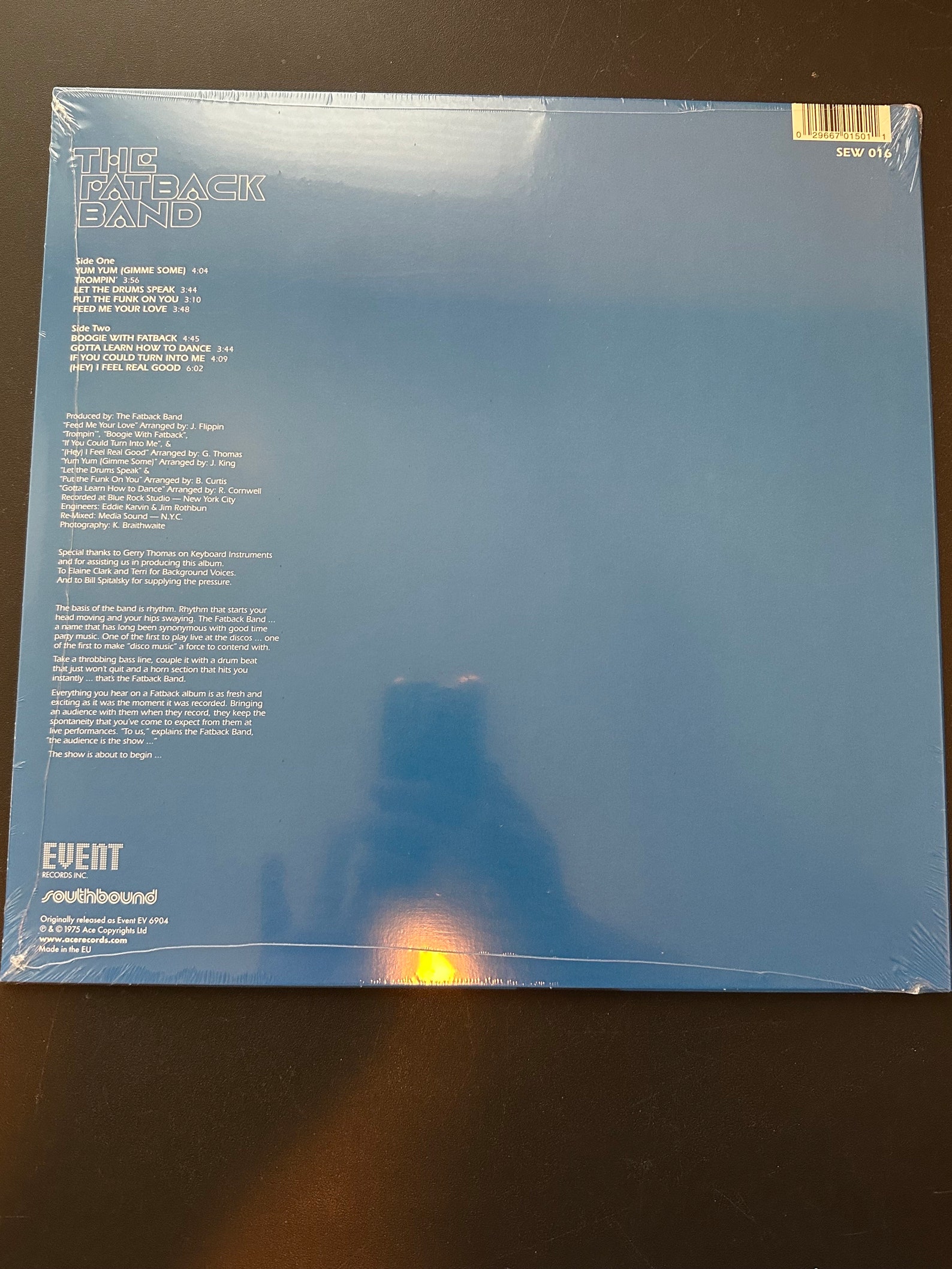 The Fatback Band - Yum Yum Limited Edition Numbered Red Vinyl LP NEW ...