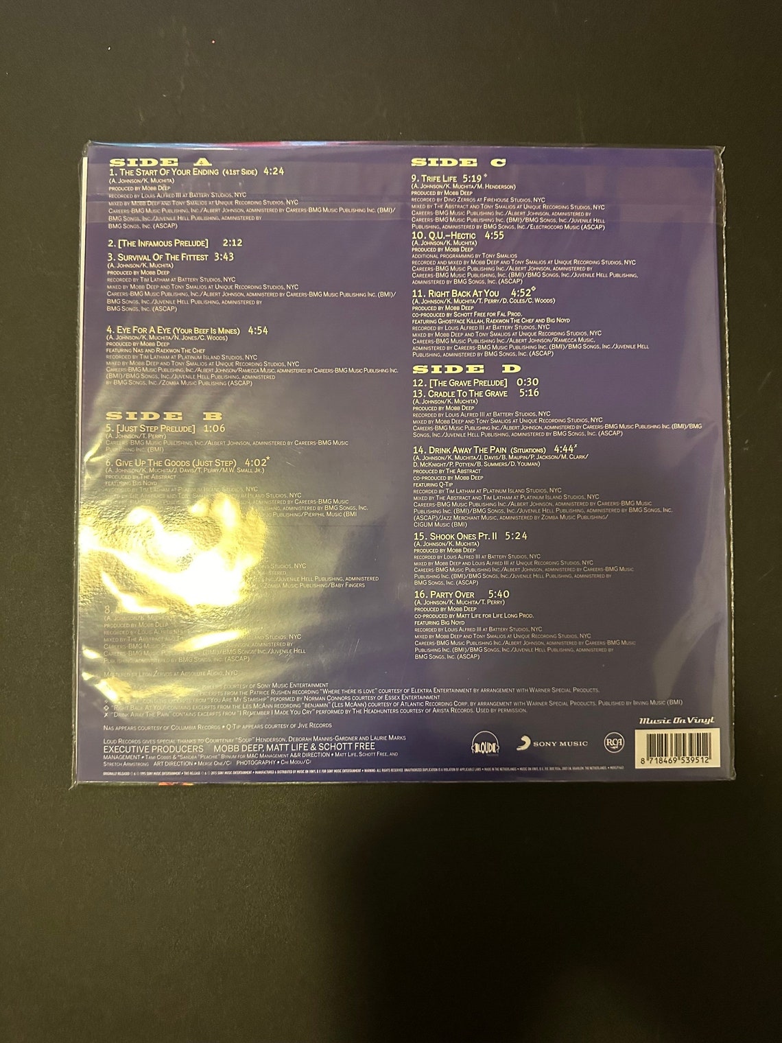 Mobb Deep - the Infamous Black Vinyl LP NEW! - Etsy