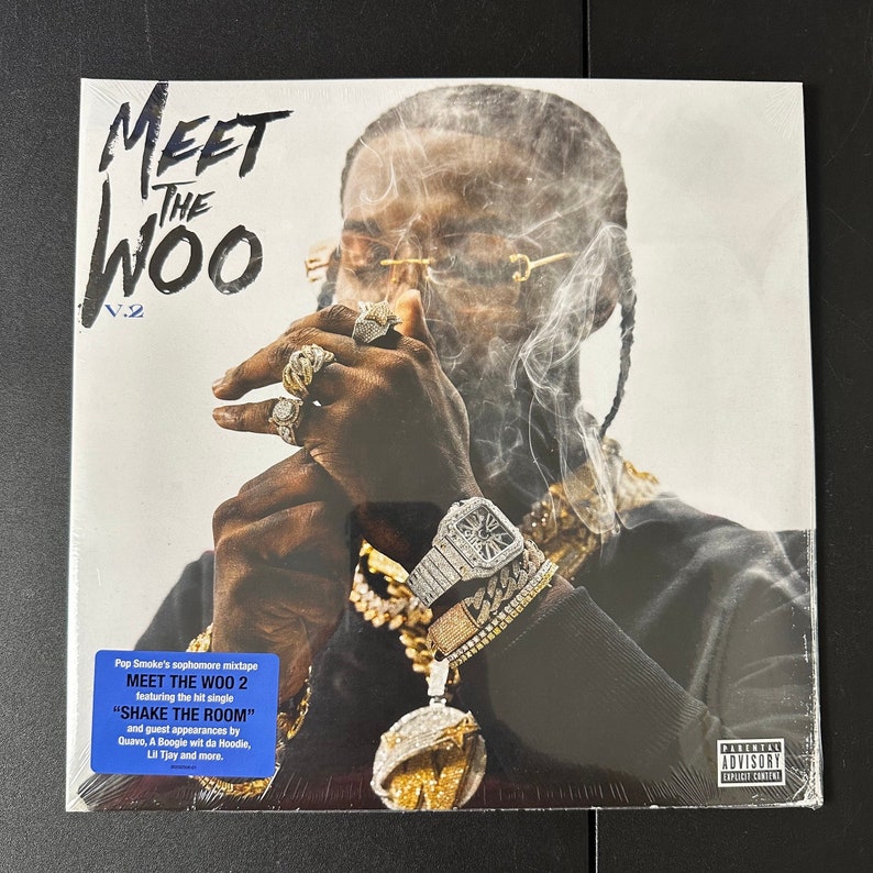 Pop Smoke Meet the Woo 2 Black Vinyl LP NEW - Etsy