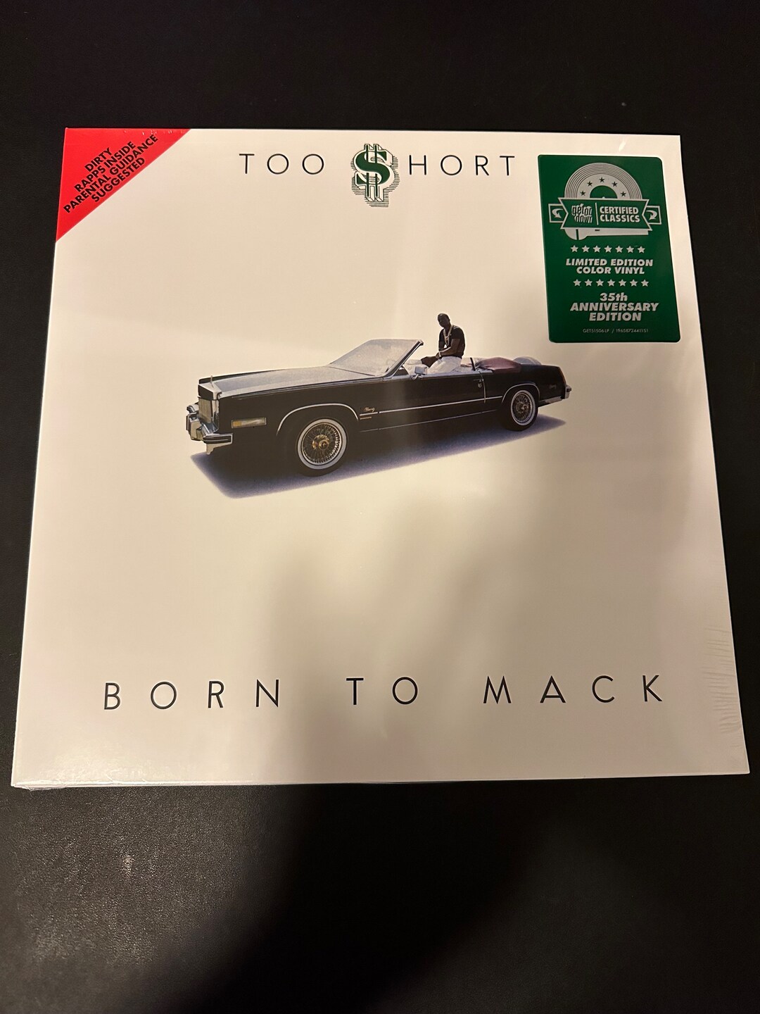 Too Short - Born to Mack Limited Edition Green (not Numbered) Vinyl LP ...