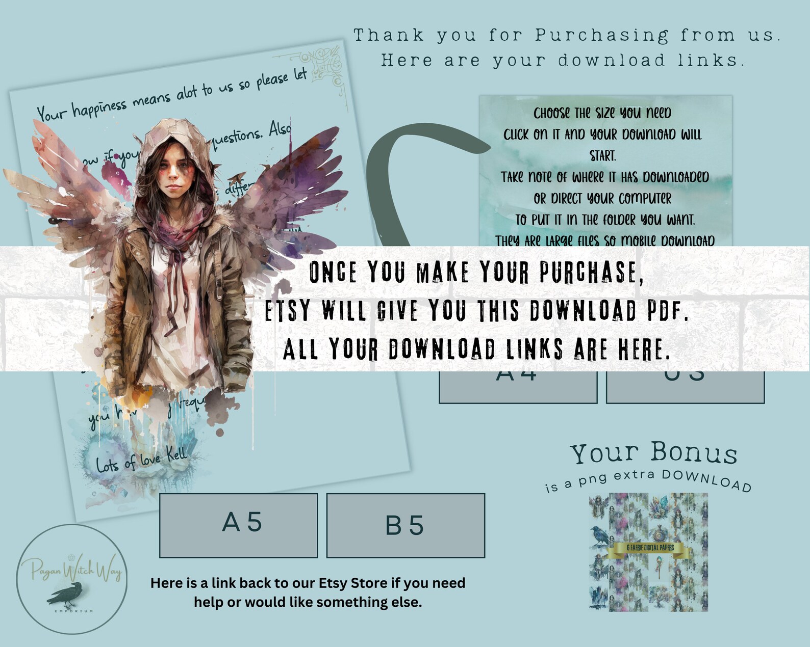 Urban Fairycore Fantasy Digital Download Junk Journal Grimoire Ephemera ...