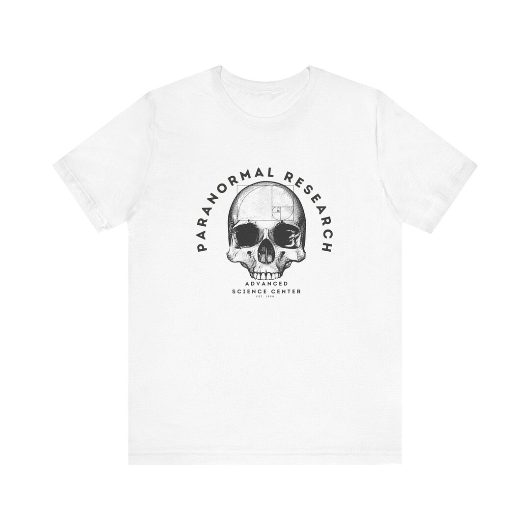 Paranormal Research Shirt Ghost Hunter Tee Mythical Haunted House Dark ...