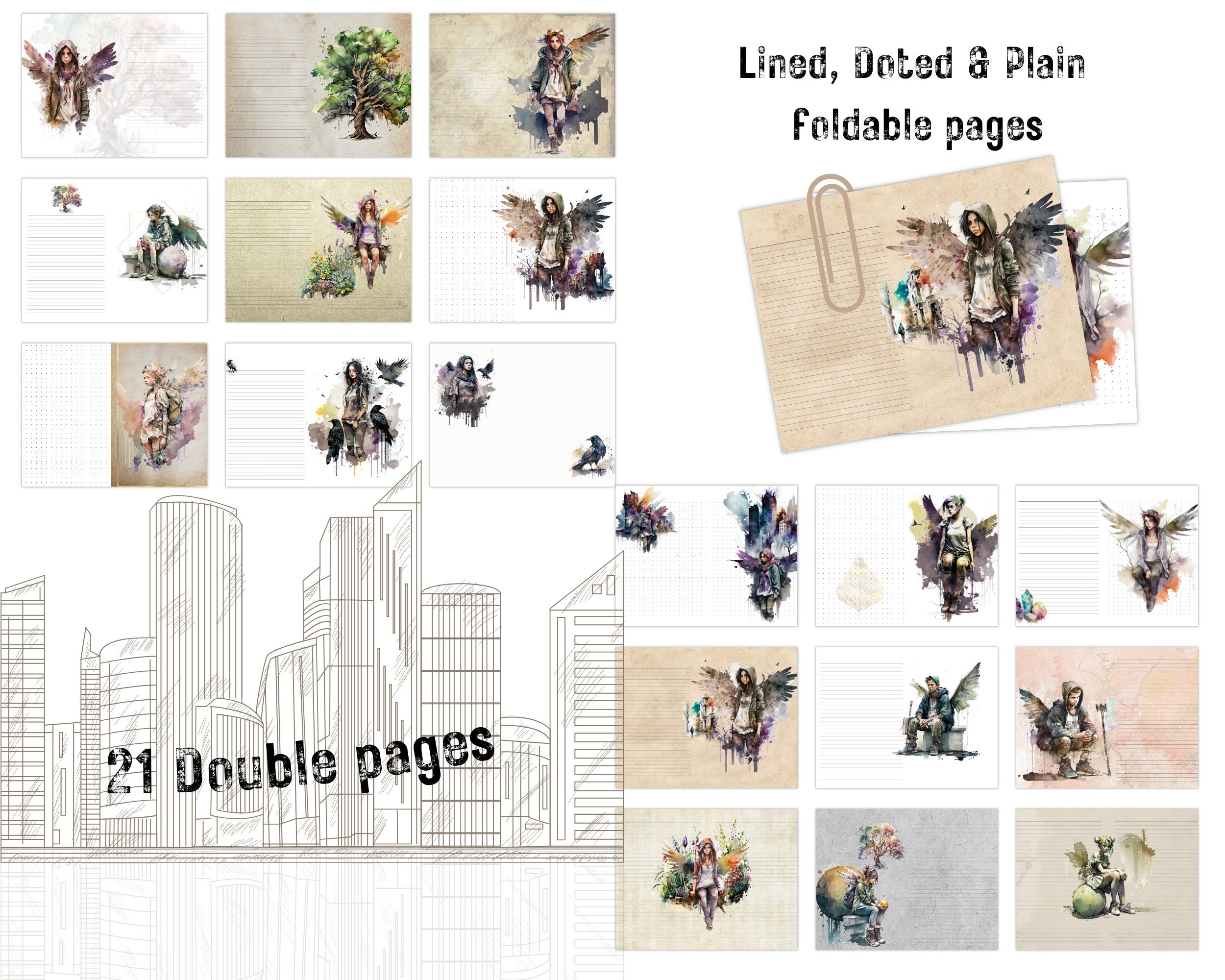 Urban Fairycore Fantasy Digital Download Junk Journal Grimoire Ephemera ...