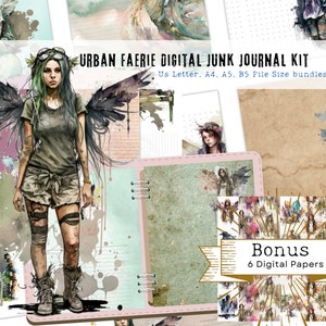 Urban Fairycore Fantasy Digital Download Junk Journal Grimoire Ephemera ...