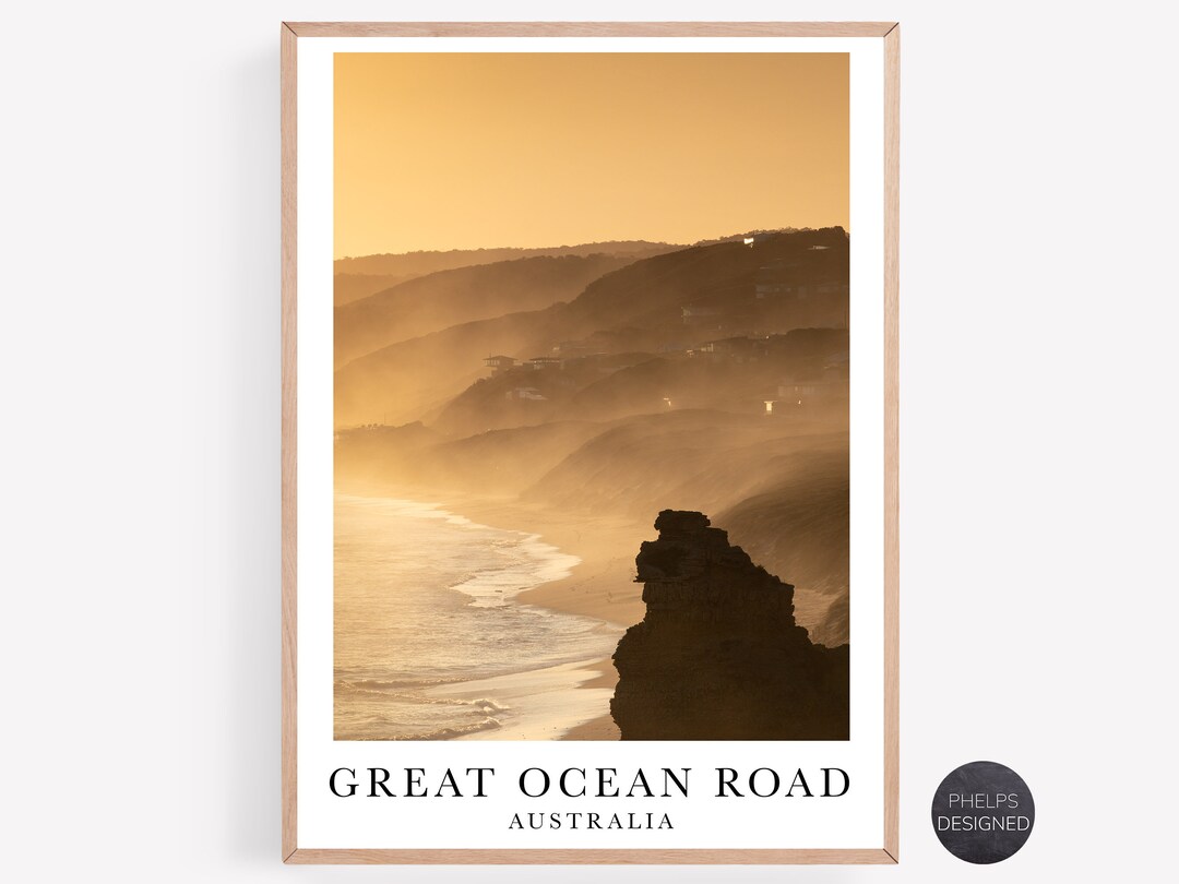Digital Downloads Great Ocean Road Coast, Australia Travel Prints ...