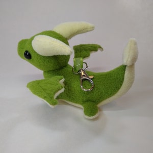 Customisable Baby Dragon Plush Keychain Handmade Poseable - Etsy