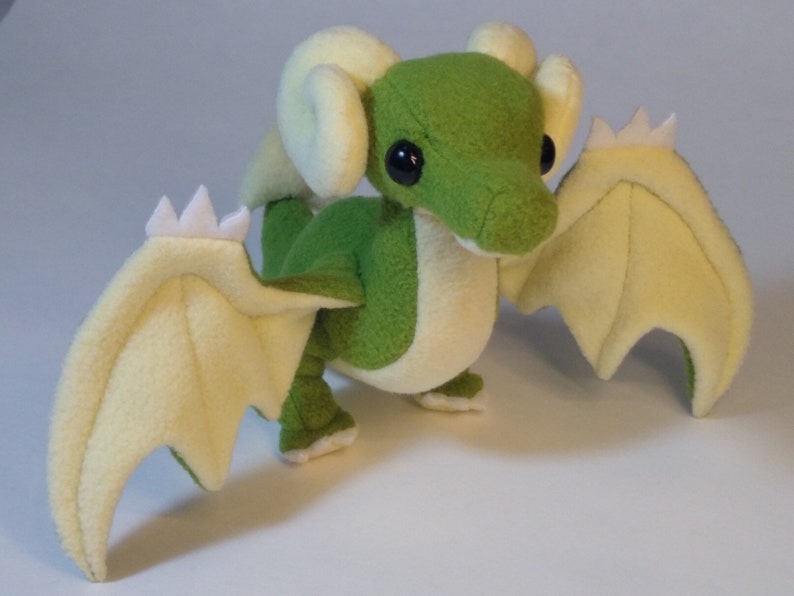 Customisable Handmade Wyvern Dragon Plush Posable Wings - Etsy