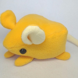 Cheese Mouse/rat Plush! Made to Order, Goofy Little Fella (cheesey If ...