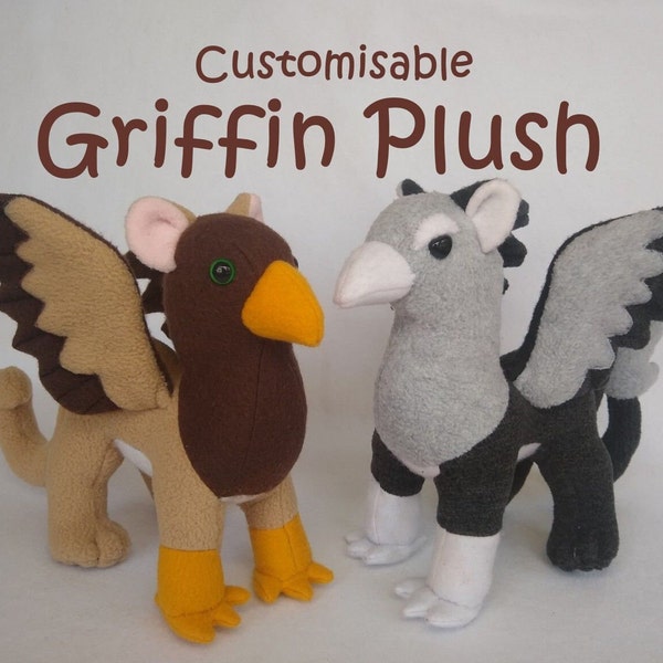 Griffin Plush - Etsy
