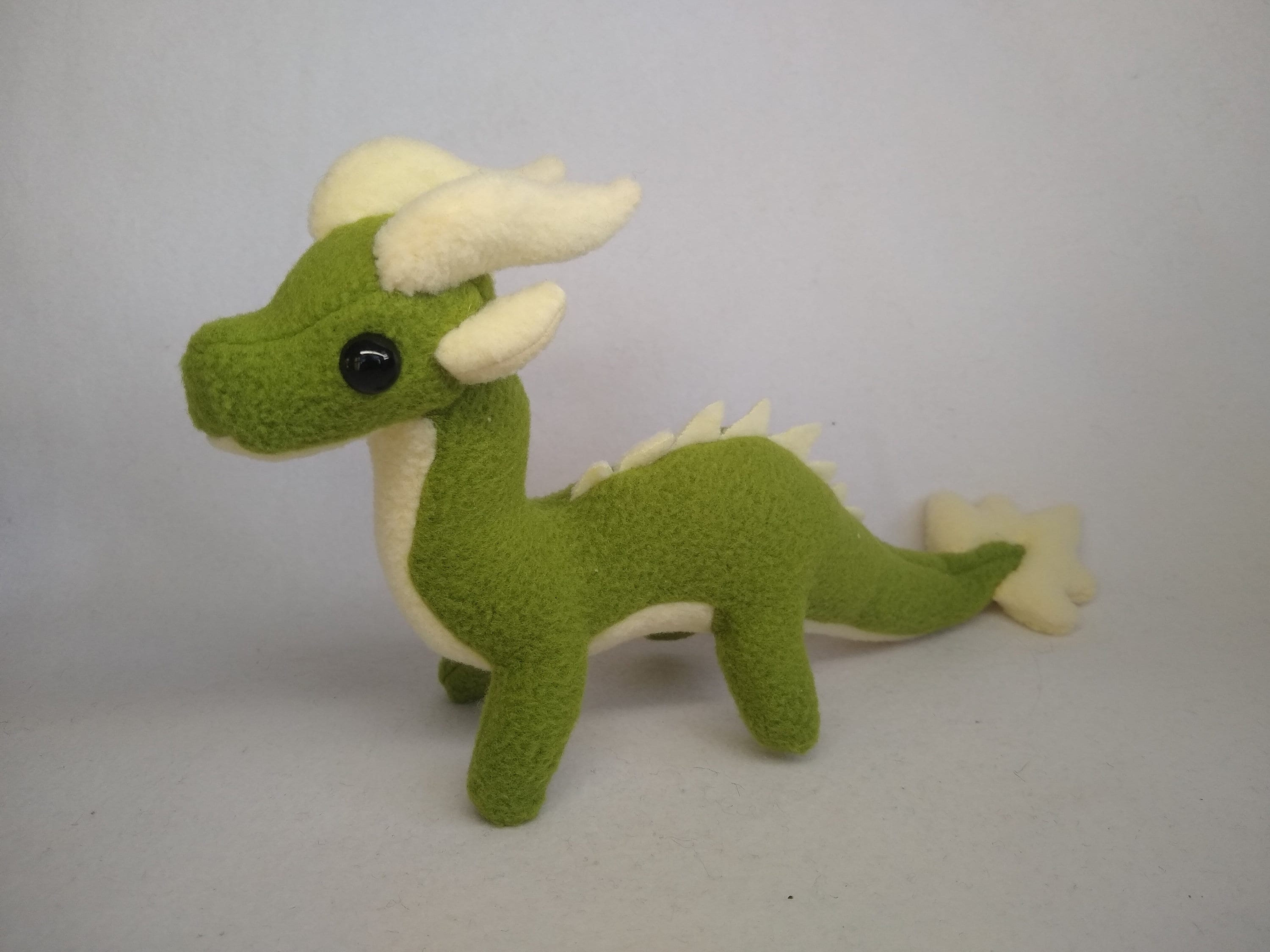 Customisable Handmade Long Dragon Plush - Made to Order, Bean Bag Tail ...