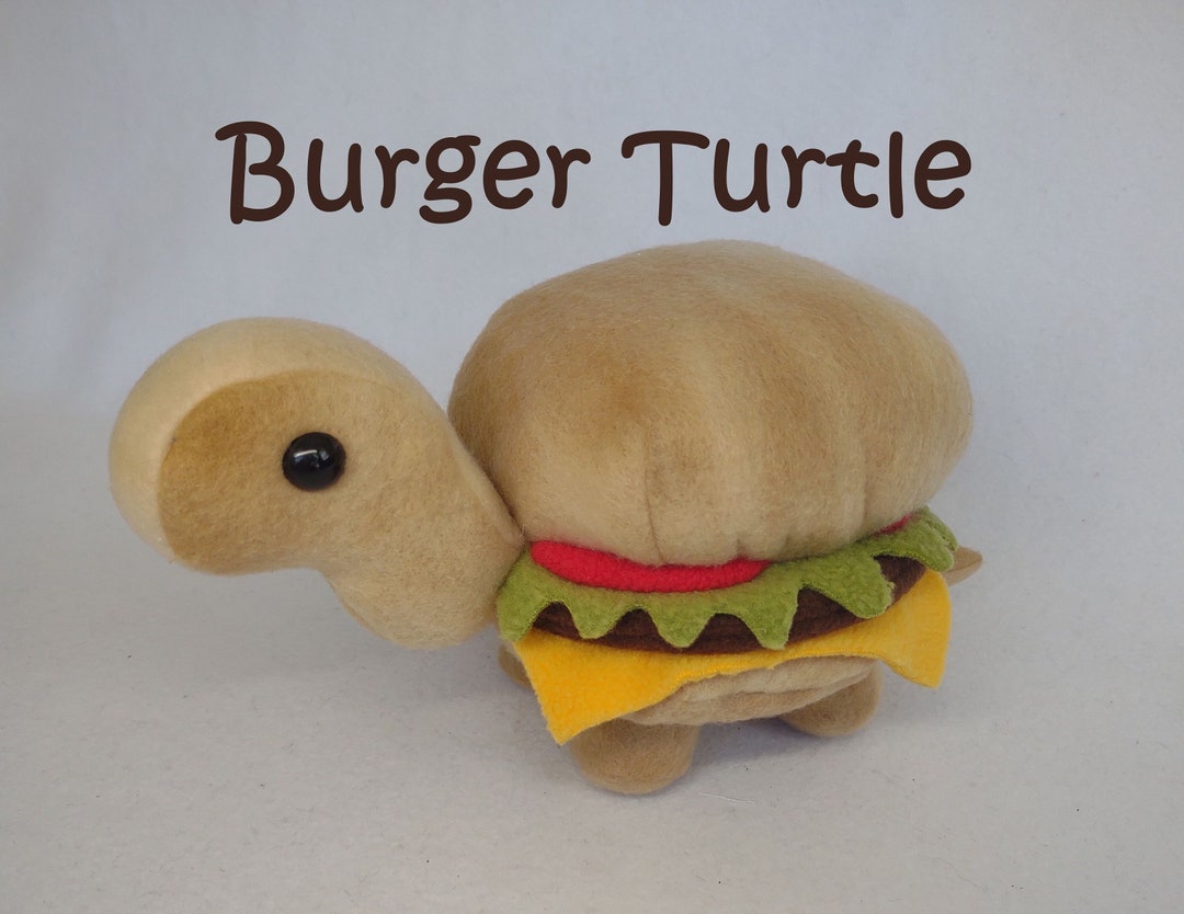 Burger Turtle Plushies! - Etsy