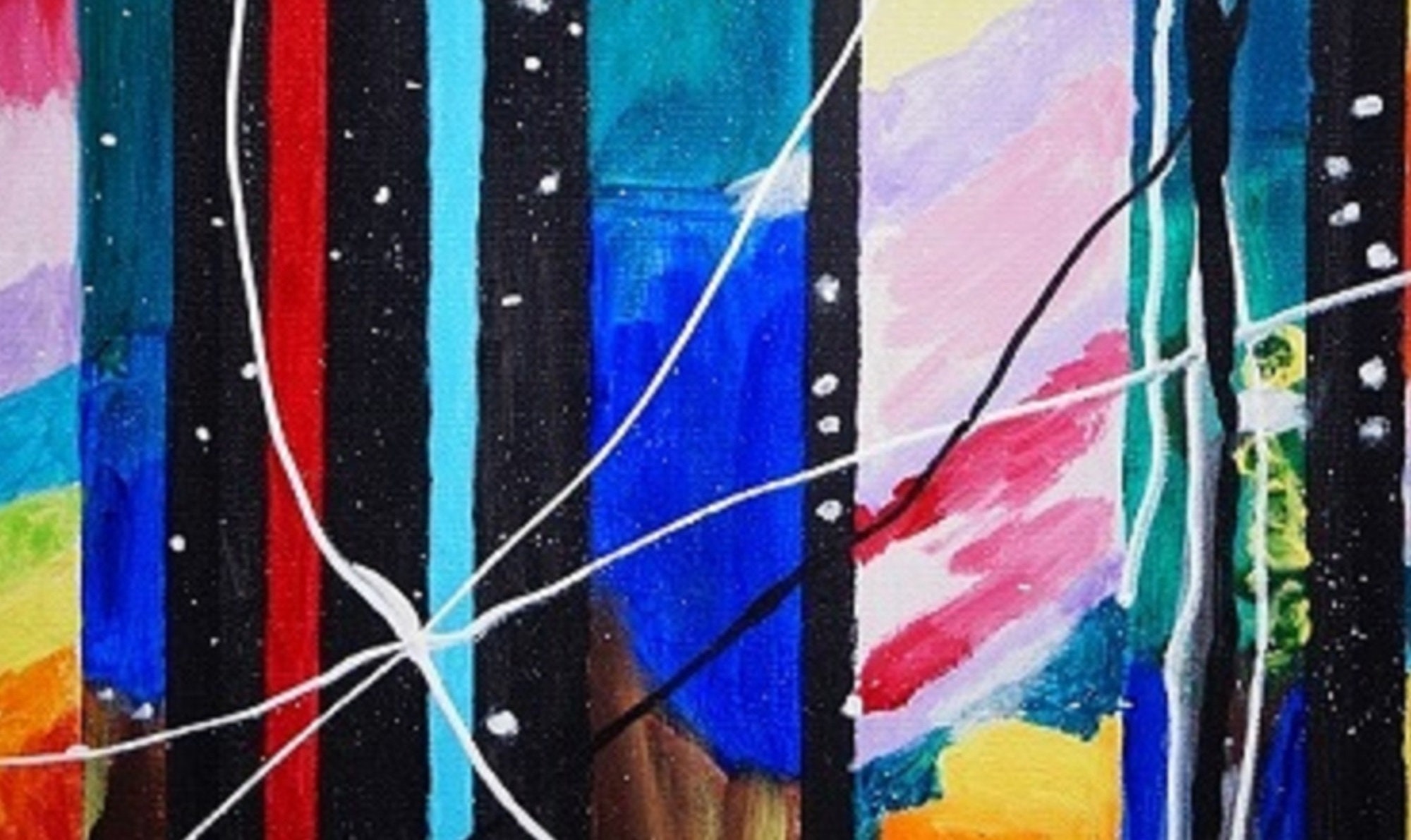 Colorful Abstract Art Unique Painting for Living Room Decor - Etsy