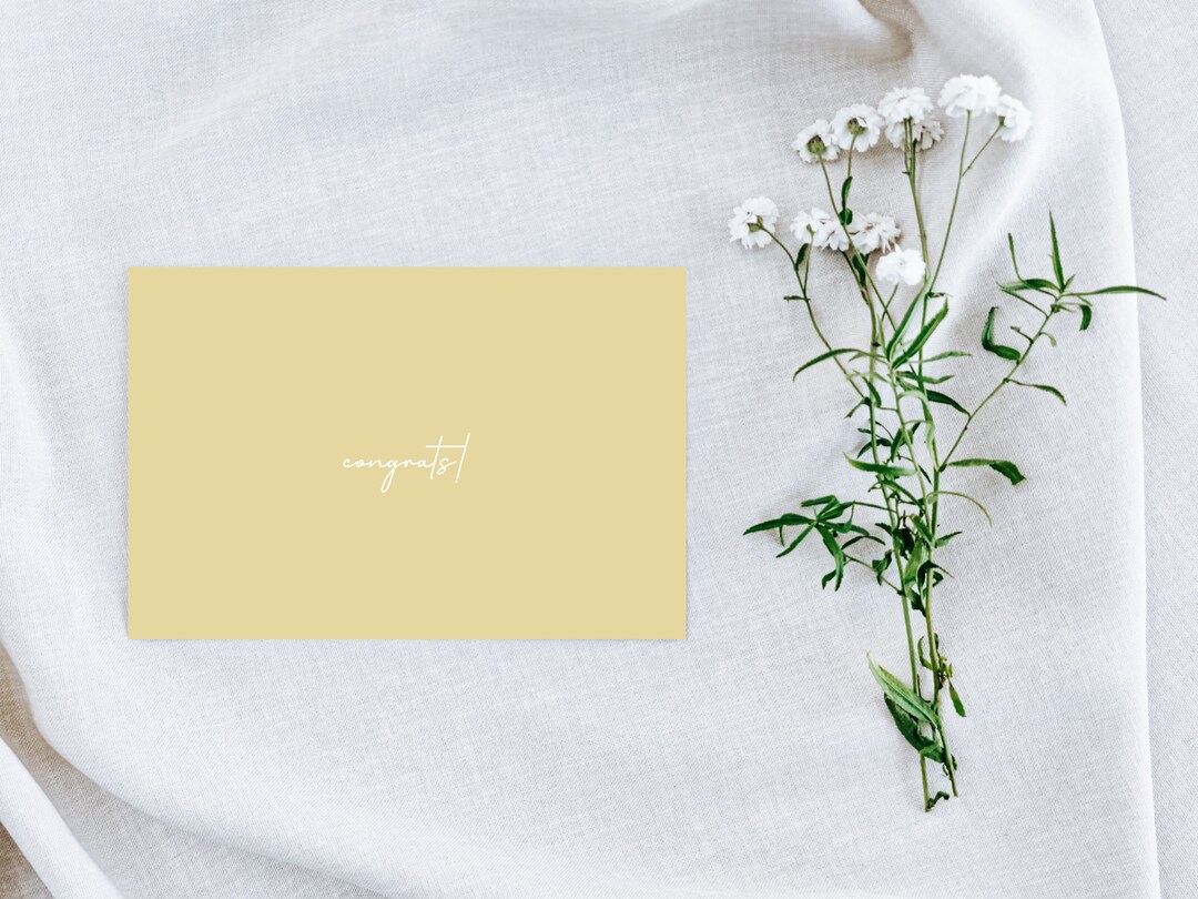 Digital Congratulations Card | Printable Congrats Card | 7x5 Printable ...