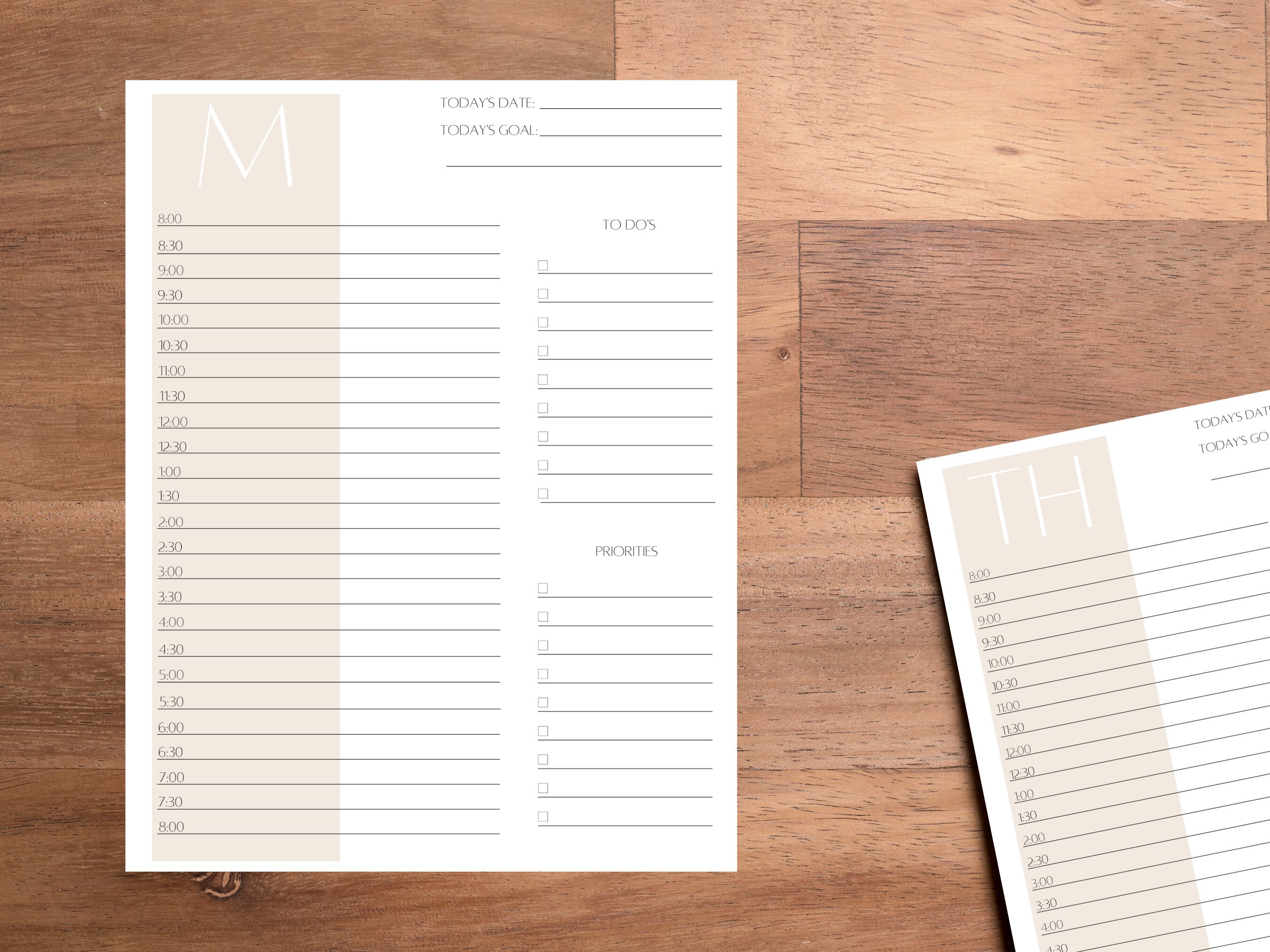 Daily Printable Planner Printable Planner Daily Planner PDF Digital ...