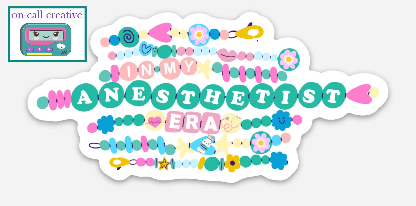 In My ANESTHETIST Era Sticker, TS Friendship Bracelet Sticker, AA ...