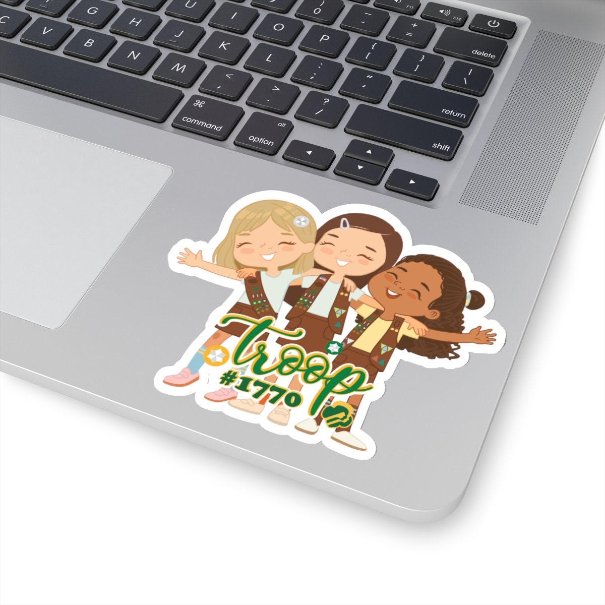 Custom Girl Scout Troop 3' Vinyl Sticker, Brownie Sticker, Daisy ...