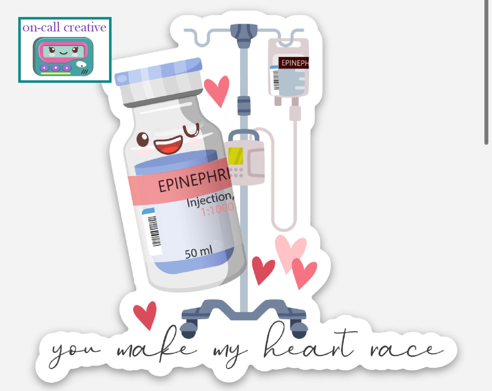 Medical Pun Vinyl Sticker, Nurse Sticker, Doctor Sticker, Nurse Thank ...