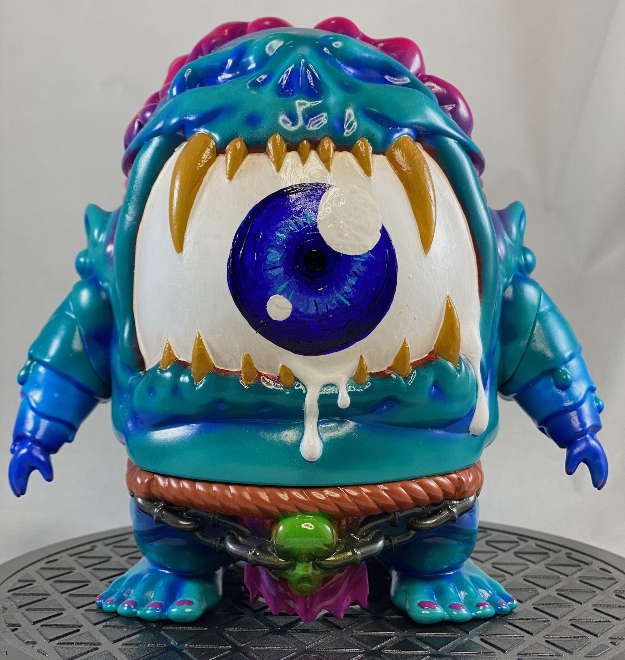 Handmade Vinyl Toy // Custom Painted Vinyl Toy // Sofubi Vinyl Toy ...